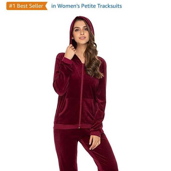 ho touch | Other | 2 Piece Velour Jogging Set | Poshmark